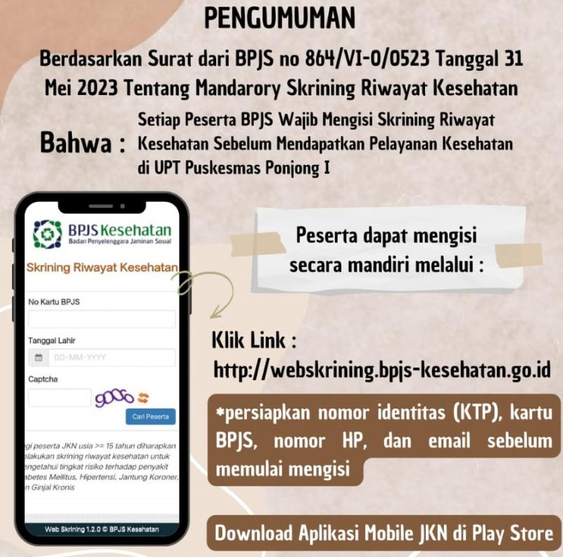 Peserta BPJS Kesehatan Wajib Screening